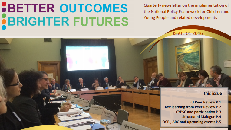 Newsletter for Better Outcomes Brighter Futures
